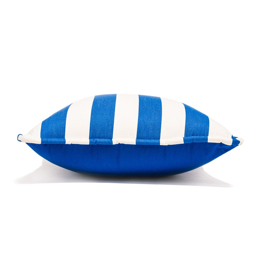 The Euro Throw Pillow - Crew Mediterranean Blue Stripe | Business ...