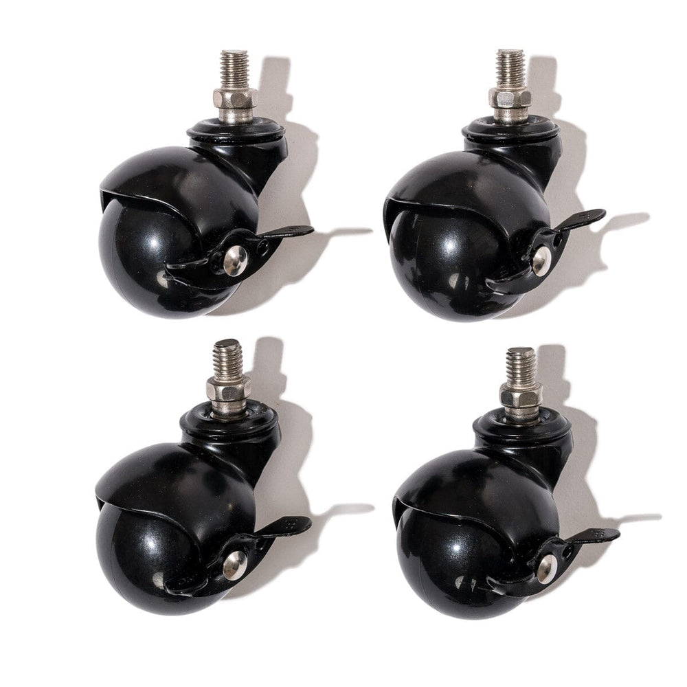 The Umbrella Base - Ball Caster Wheels - Black/Black - Set Of 4 ...