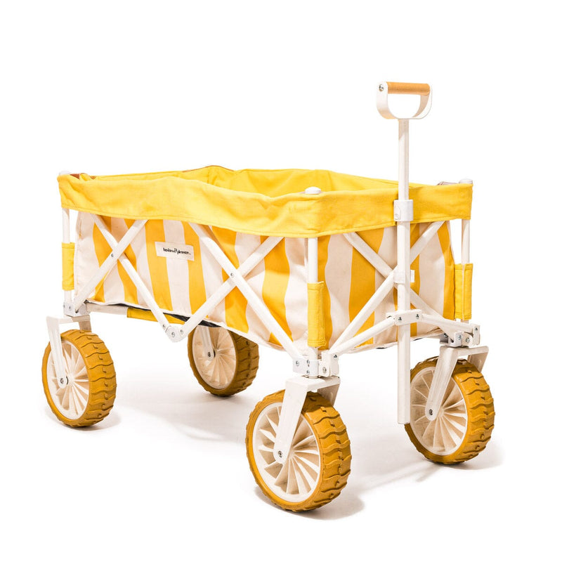 The Beach Cart - Crew Mimosa Yellow Stripe | Business & Pleasure Co.