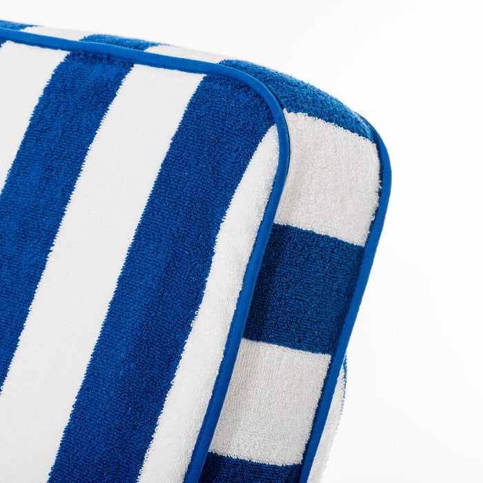 The Lounger Towel - Crew Mediterranean Blue Stripe | Business ...