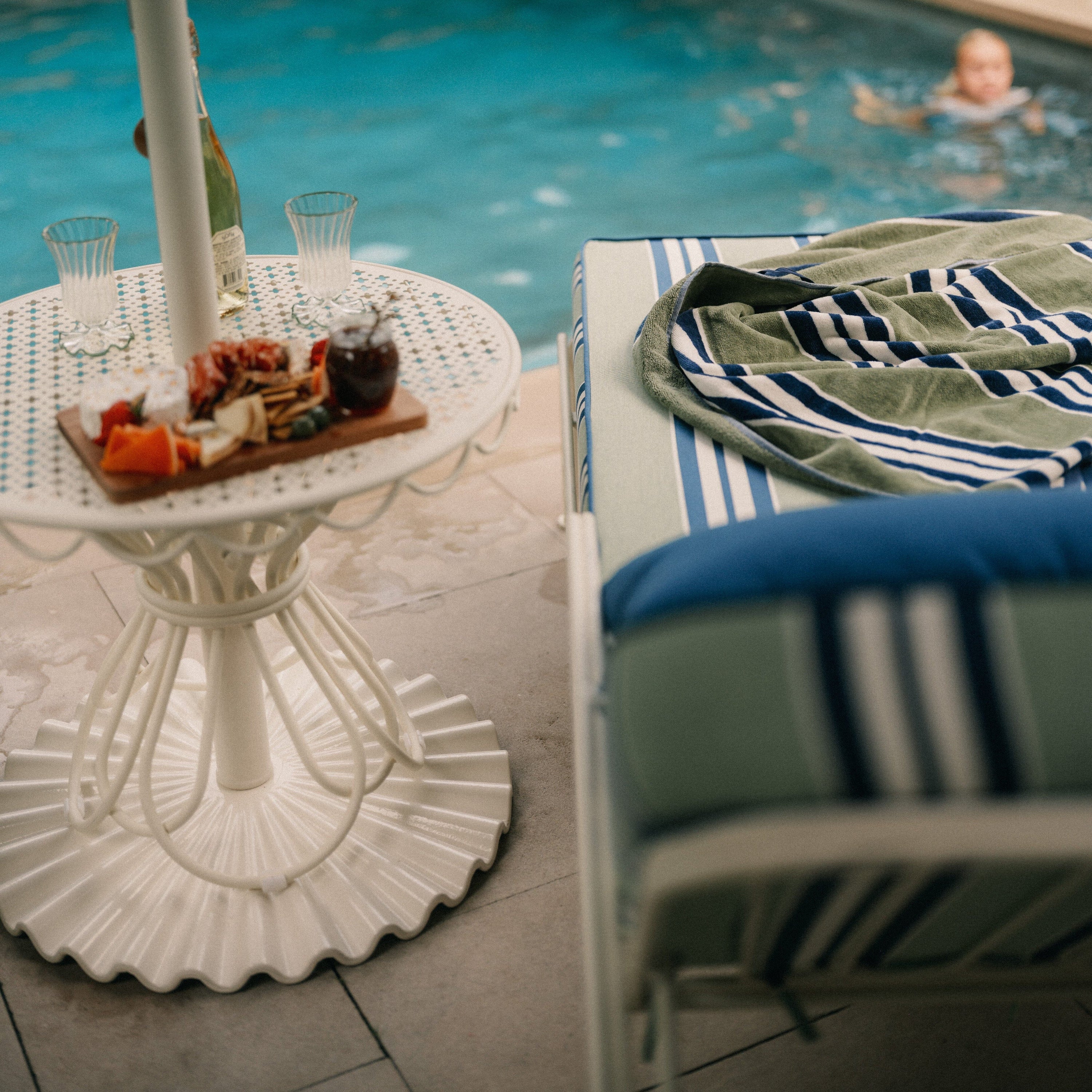 The Al Fresco Side Table - Antique White | Business & Pleasure Co.