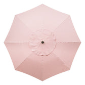 The Club Pool Umbrella - Lauren's Pink Stripe | Business & Pleasure Co.