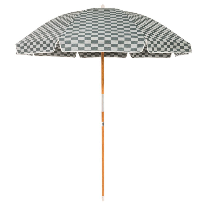 The Rio Umbrella - Vintage Green Checker | Business & Pleasure Co.