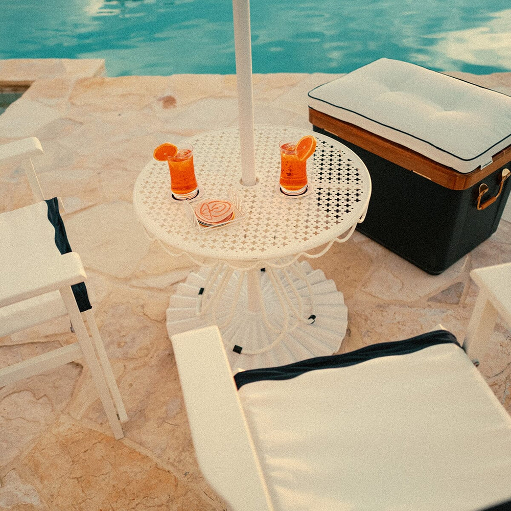 The Al Fresco Side Table - Antique White | Business & Pleasure Co.