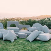 Lauren's Navy Stripe Modular Pillow Stack | Business & Pleasure Co.